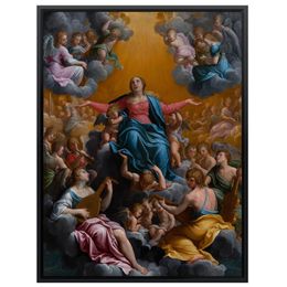 Bilderwelten Leinwandbild - Hochformat Guido Reni - Himmelfahrt Mariens