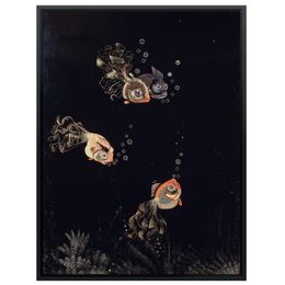 Bilderwelten Leinwandbild - Hochformat Jean Dunand - Unterwasser Szene