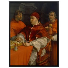 Bilderwelten Leinwandbild - Hochformat Raffael - Bildnis von Papst Leo X