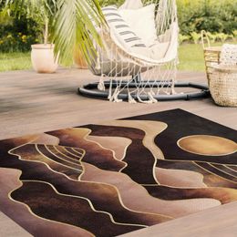 Bilderwelten Vinylteppich Illustration grau Tiere Vinylmatte - Illustration Graue Katzen Malerei - Katze Kinderzimmer