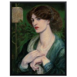 Bilderwelten Leinwandbild - Hochformat Dante Gabriel Rossetti - Beatrice