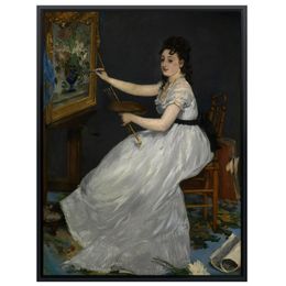 Bilderwelten Leinwandbild - Hochformat Edouard Manet - Eva Gonzal&egrave;s