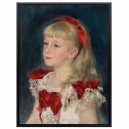 Bilderwelten Leinwandbild - Hochformat Auguste Renoir - Mademoiselle Grimprel