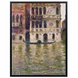 Bilderwelten Leinwandbild - Hochformat Claude Monet - Palazzo Dario