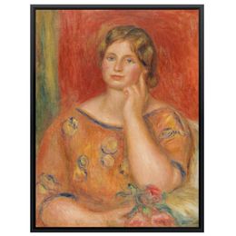 Bilderwelten Leinwandbild - Hochformat Auguste Renoir - Frau Osthaus