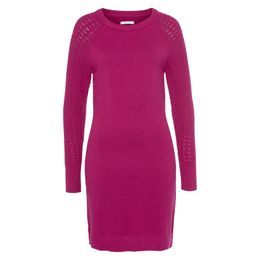 Tamaris Strickkleid Damen Gr&ouml;&szlig;e 42 fuchsia Winterkleid