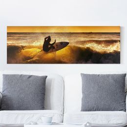Bilderwelten Leinwandbild - Panorama Sun, Fun and Surf