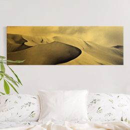 Bilderwelten Leinwandbild - Panorama Im S&uuml;den der Sahara