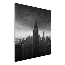 Bilderwelten Alu-Dibond Outdoor Bild New York Rockefeller View