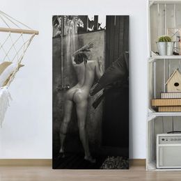 Bilderwelten Leinwandbild - Hochformat Tropische Dusche