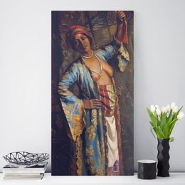 Bilderwelten Leinwandbild - Hochformat Emile Bernard - Eine exotische T&auml;nzerin