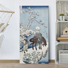 Bilderwelten Leinwandbild - Hochformat Katsushika Hokusai - Der chinesische Dichter