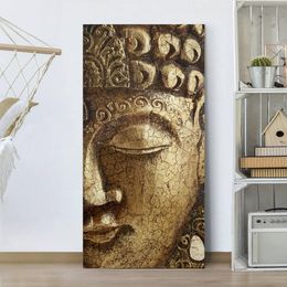 Bilderwelten Leinwandbild - Hochformat Vintage Buddha