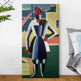 Bilderwelten Leinwandbild - Hochformat Kasimir Malewitsch - Der Zimmermann