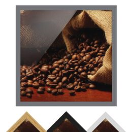 Bilderwelten Bild mit Rahmen - Quadrat Dulcet Coffee