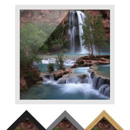 Bilderwelten Bild mit Rahmen - Quadrat Nationalpark