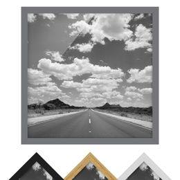 Bilderwelten Bild mit Rahmen - Quadrat Route 66 II