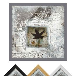 Bilderwelten Bild mit Rahmen - Quadrat Silvery Memories