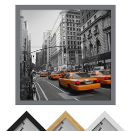 Bilderwelten Bild mit Rahmen - Quadrat New York, New York!