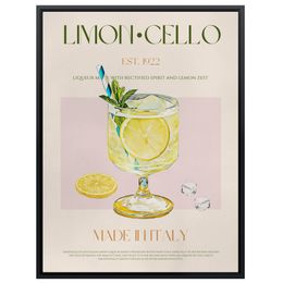Bilderwelten Leinwandbild Vintageposter - Limoncello