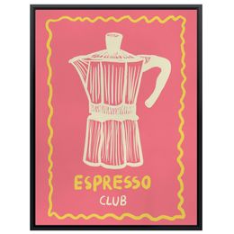 Bilderwelten Leinwandbild Espresso Club