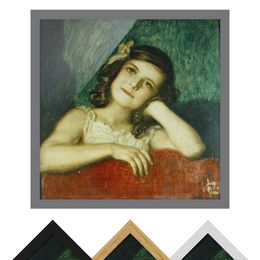 Bilderwelten Bild mit Rahmen - Quadrat Franz von Stuck - Mary