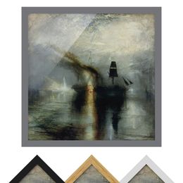 Bilderwelten Bild mit Rahmen - Quadrat William Turner - Frieden