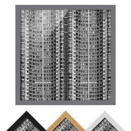 Bilderwelten Bild mit Rahmen - Quadrat Skyscraper