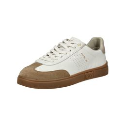 Sneaker Replay "Replay Sneaker Leder/Synthetik", Herren, Gr. 42, braun (wei&szlig;, braun), Leder, Synthetik, Schuhe Sneaker