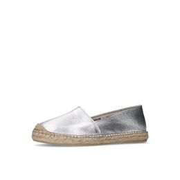 Manfield Espadrilles Damen Gr&ouml;&szlig;e 41 silber