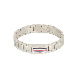 Tommy Hilfiger Armband 'MASON' Herren Größe One Size navy / rot / silber / weiß