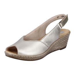 Rieker Sandale Damen Größe 39 silber