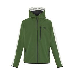 Chiemsee Sportjacke Herren Gr&ouml;&szlig;e L dunkelgr&uuml;n / schwarz / wei&szlig;
