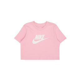 Nike Sportswear T-Shirt 'FUTURA' M&auml;dchen Gr&ouml;&szlig;e 122/128 rosa / wei&szlig;