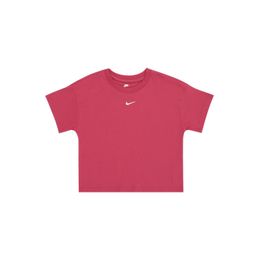 Nike Sportswear T-Shirt 'ESSNTL' Mädchen Größe 138/147 dunkelpink