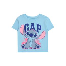 GAP T-Shirt M&auml;dchen Gr&ouml;&szlig;e 86/92 hellblau / dunkelblau / grau / rosa