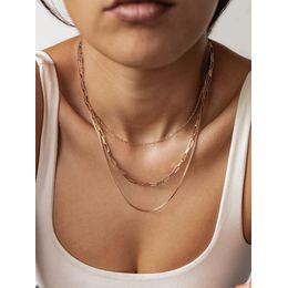 Hey Happiness Necklace 'Triple Layer' female Gold size Onesize
