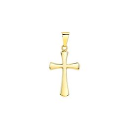 Vivance Kettenanhänger »333 Gelbgold glanz Kreuz« () gelb one-size Klassischer Anhänger aus 333/- Gelbgold