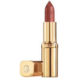 L'ORÉAL PARIS Lippenstift »Color Riche Satin« Seidiges Finish, mit Argan-Öl und Vitamin E, bis zu 12H Feuchtigkeit. natur Kombiniert Farbvielfalt...