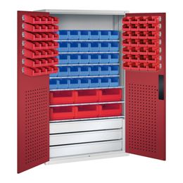 C+P Magazinschrank Serie 13, 1950x1100x535mm, 7035/3003 ; C + P M&ouml;belsysteme (130276-68|S10111)