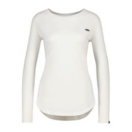 alife and kickin ALIFE & KICKIN Langarmshirt »Damen LeaAK A« Figurnah geschnittenes Longsleeve Shirt mit Rundhalsausschnitt white M M LeaAK A das sportlich feminine...