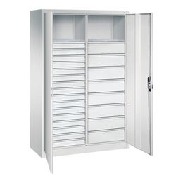 C+P Werkzeugschrank mit Schubladen Acurado, 1950x1200x500mm, 7035/7035 ; C + P Möbelsysteme (8931-303|S10087)