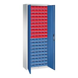 C+P Magazinschrank Serie 13, 1980x700x300mm, 7035/5010 ; C + P M&ouml;belsysteme (133113-23|S10131)