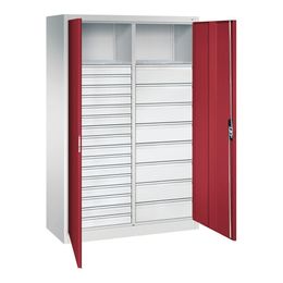 C+P Werkzeugschrank mit Schubladen Acurado, 1950x1200x500mm, 7035/3003 ; C + P Möbelsysteme (8931-303|S10091)