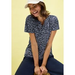 Cecil T-Shirt mit Minimal Print und im Tunika Look urban dark blue M (40) M (40) Shirt im Tunika Look von Cecil für Damen