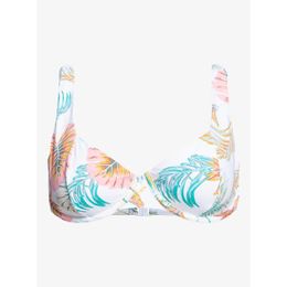 Roxy Bügel-Bikini-Top »Beach Classics« Bright White S Lilac XXL - Cup B Cup B XXL Stoff: Weicher, ,...