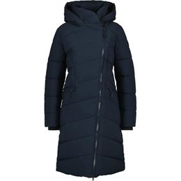alife and kickin ALIFE & KICKIN Winterjacke &raquo;Damen NimaAK A&laquo; mit Kapuze in Wickeloptik mit abnehmbarer Kapuze und gef&uuml;tterten Fronttaschen marine S S Edles Design...