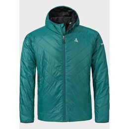 Schöffel SCHÖFFEL Funktionsjacke »Hiking Ins Jacket Style Cascata MNS« mit Kapuze 6895 - grün 48 48 Komprimierbar und wärmend dank PrimaLoft Black...