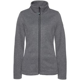Polarino Strickfleecejacke Damen Größe M grau