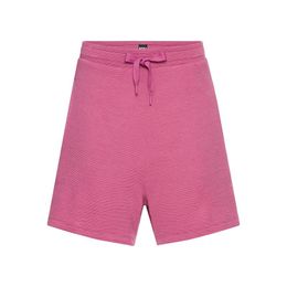 BOSS Damen BOSS Shorts &raquo;Ottoman&laquo; mit Ottoman-Struktur und Logo-Kordel lila XXL, N-Gr